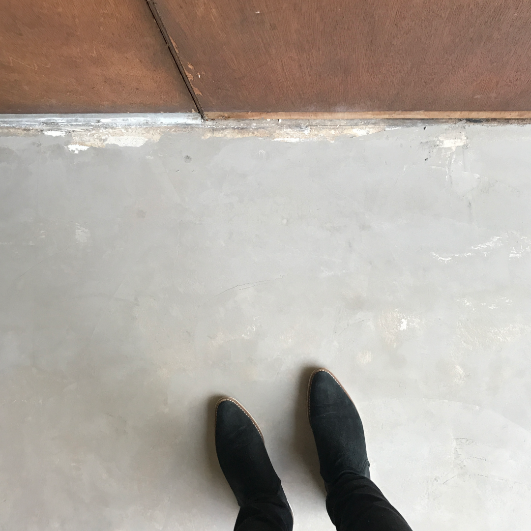 eichler flooring: solid vinyl tile - Dear House I Love You